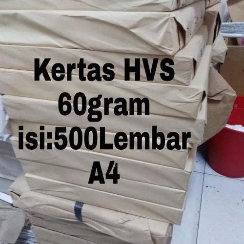 Jual 1rim Kertas HVS 60Gram A4 (500Lembar) - Jakarta Utara ...