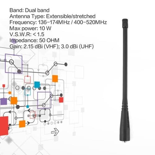 Jual Antena HT Baofeng UV5 UV82 Pofung UV-5R Dual Band 16cm - Jakarta ...