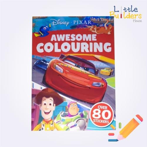 Jual Buku Mewarnai & Sticker Anak - Disney Cars, Toy Story, Pixar - Kab ...