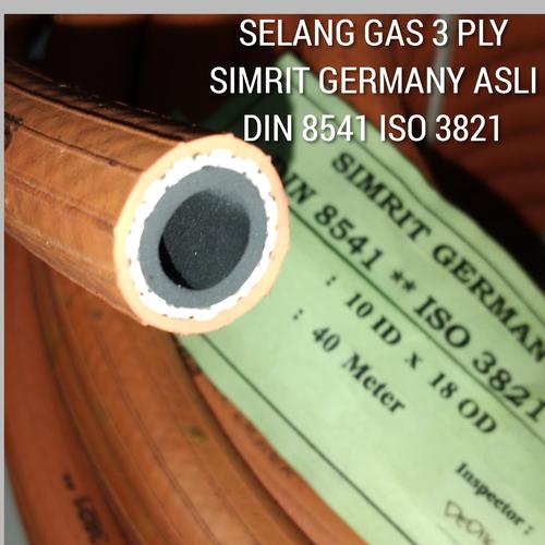 Jual Selang Gas SIMRIT GERMANY 3 PLY DIN 8541 Jual Per Meter - Jakarta ...