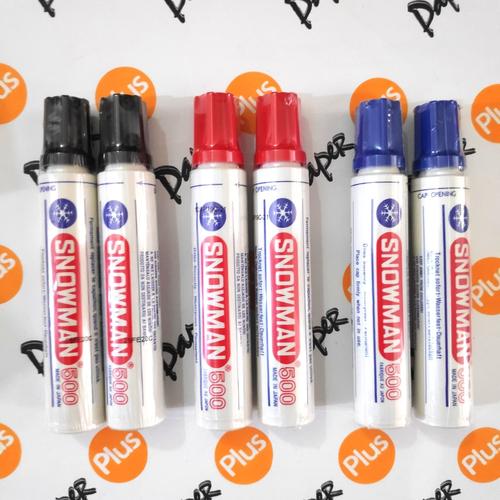 Jual Spidol JUMBO MARKER SNOWMAN 500 - Hitam - Jakarta Timur ...