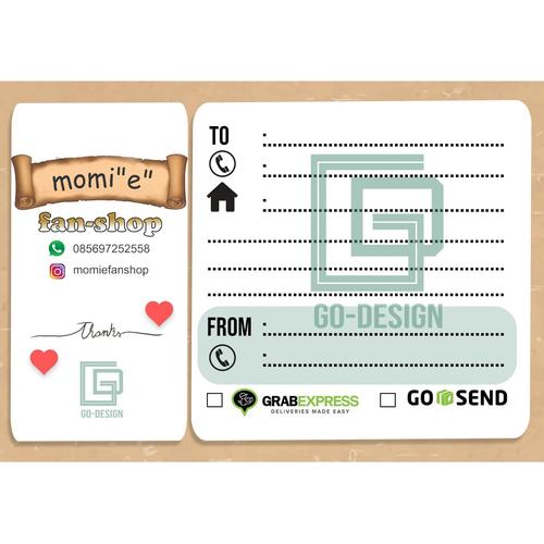 Jual Bon nota kwitansi stiker/sticker olshop custom - Jakarta Barat ...