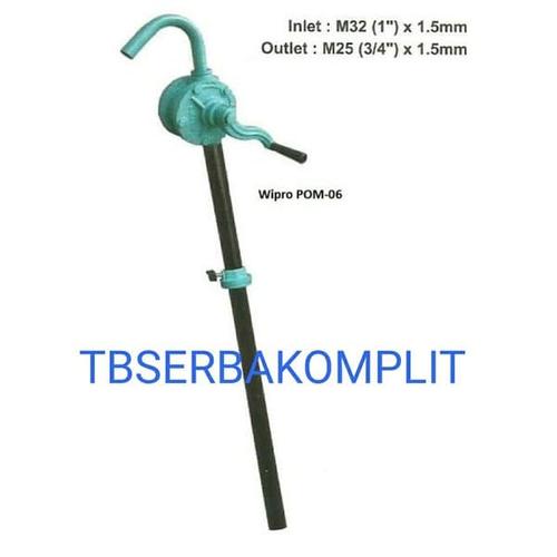 Jual Pompa Oli Manual Wipro Besi Metal Inlet M32 1 in Outlet M25 3-4 ...