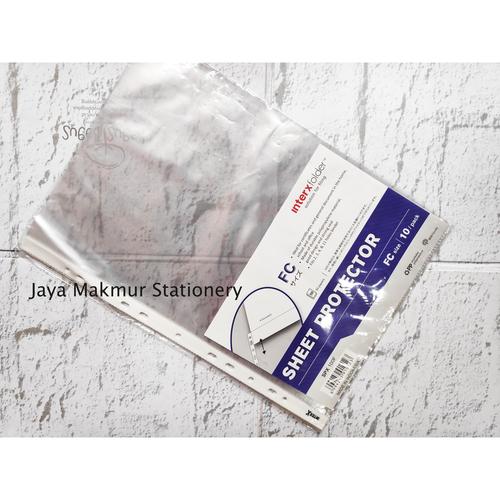 Jual Sheet Protector Inter X FC size Pocket InterX F4/Plastik File ...