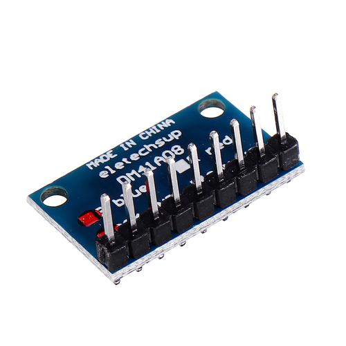 Jual 10pcs 3.3V 5V 8 Bit Blue Common Anode LED Indicator Display Module ...