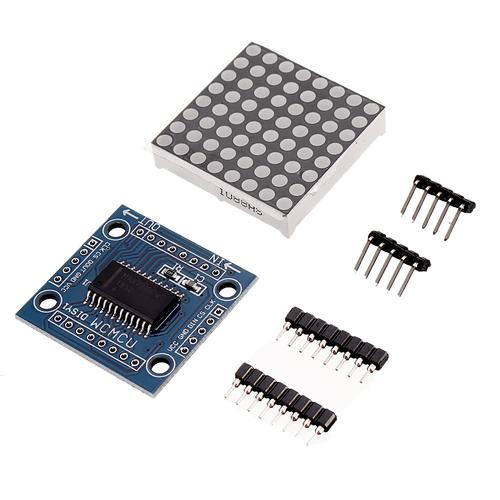 Jual 10Pcs MAX7219 Dot Matrix Module Microcontroller LED Module Display ...