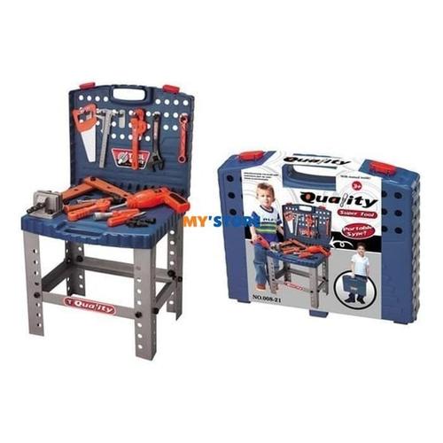 Jual Mainan Anak 008-21 Tomindo Tool Portable Set Obeng Gergaji Mur ...