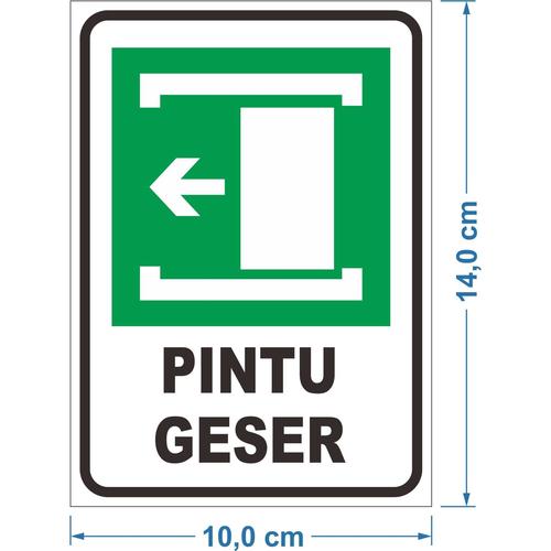 Jual STIKER PINTU GESER 10X14CM - Kota Tangerang Selatan - Stiker ...