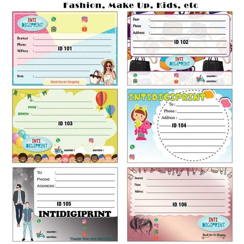 Jual Label Pengiriman - Sticker Pengiriman - Sticker Alamat shipping ...