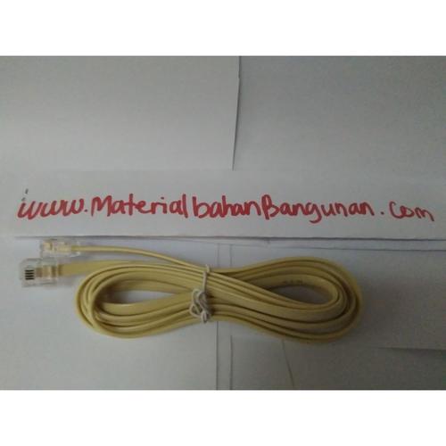 Jual Cable Line Telephone 2 Meter Konektor Kabel Telefon Tlp Jadi Depok ...