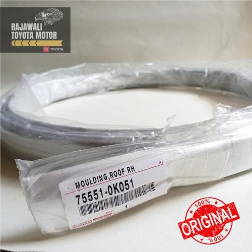 Jual Moulding Roof Karet Atap Innova Kanan (RH) Genuine (75551-0K051 ...