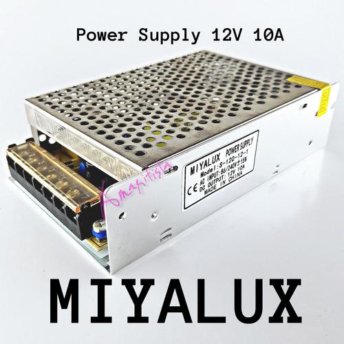 Jual Power Supply Adaptor 12V 10A ampere Switching Led 120watt Miyalux ...