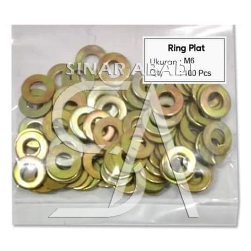 Jual RING PLAT M 6 - RING PLAT BAUT M6 ISI 100 PCS - Kota Bandung ...