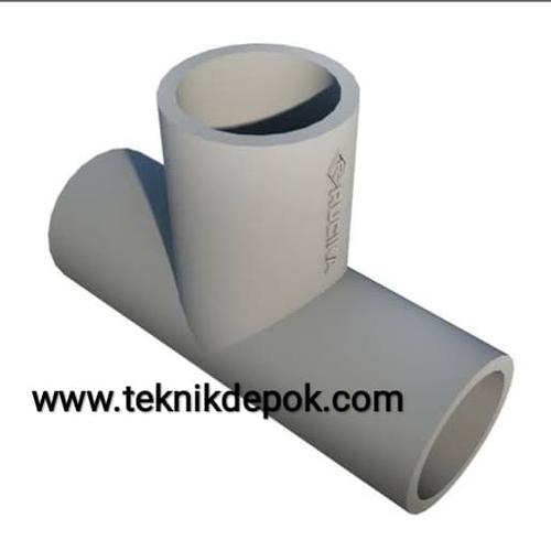 Jual Tee 4 x 3 Inchi AW Rucika Sambungan Pipa 3 Cabang PVC Depok ...