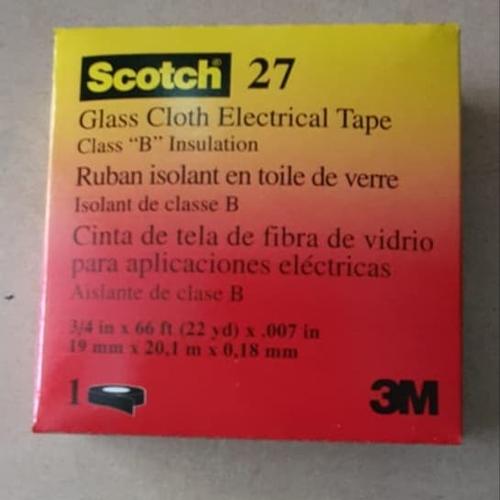 Jual 3M Scotch 27 3/4 in Glass Cloth Electrical Tape - Jakarta Pusat ...