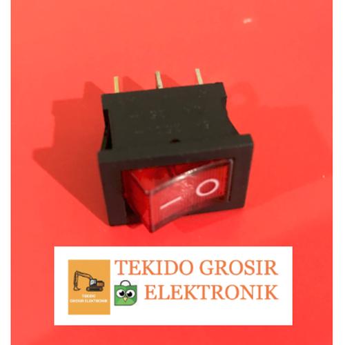 Jual Saklar Switch 3 pin Rocker Switch Kotak Kecil 3 pin on off Lampu ...