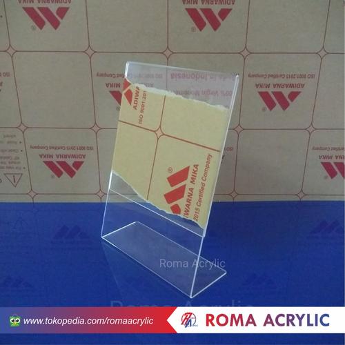 Jual Acrylic Display menu A5 L / Acrylic brosur - Kota Tangerang - Roma ...