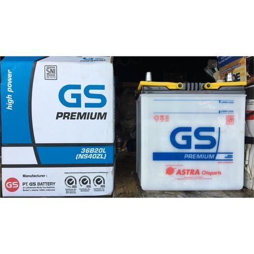 Jual Aki Accu Basah Mobil GS Premium Astra NS40ZL 36B20L 12V-35AH Original - Kota Tangerang ...