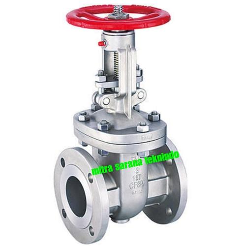 Jual Gate valve flange ansi 150 stainless SS 304 ukuran 3" (inch ...