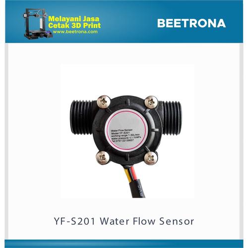 Jual YF-S201 Water Flow Sensor Aliran Air Hall 1/2" 1-30L / min 2.0MPA ...