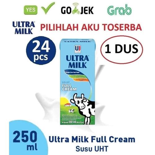 Jual Susu Ultra Full Cream - 250 ml - 1 DUS ISI 24 pcs - Jakarta Barat ...