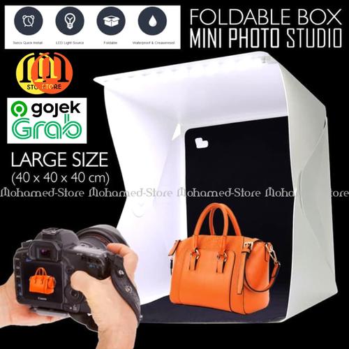 Jual Large Photo Studio Box Folding Kotak Tempat Foto Portable With LED ...
