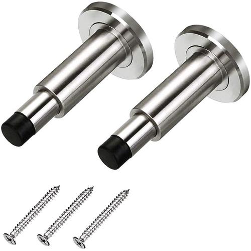 Jual Spring Door Stop Wall Mounted Adjustable Door Stopper 304 Brushed ...