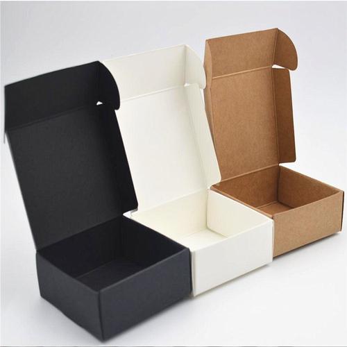 Jual 100Pcs Kraft Paper Box Nice Kraft Box Packaging Box Small Size ...