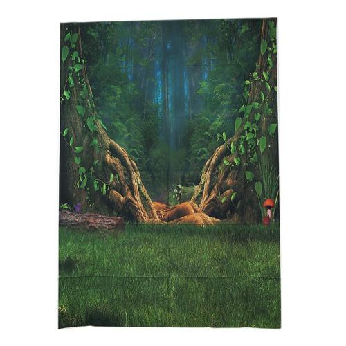 Jual Layar Latar Belakang Fotografi Motif Pemandangan Hutan Hijau ...