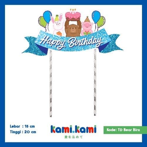 Jual Topper Kue Ulang Tahun Anak Bear - Biru - Kab. Tangerang - Kami ...