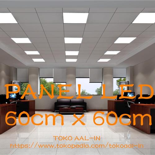 Jual Lampu Panel LED 48W/Downlight LED/60x60cm/Panel Office/Dapur ...