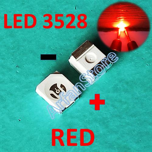 Jual LED 3528 Red 620-625nm SMD Chip 1210 Warna Merah - Kota Tangerang ...