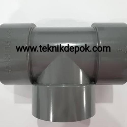 Jual Tee 4 x 3 Inchi D Rucika Sambungan 3 Cabang PVC Depok Jakarta ...