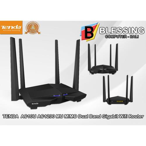 Tenda AC10U AC1200 Smart Dual Band Gigabit WiFi Router For, 08/31/2022