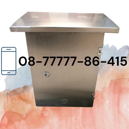 Jual Box Panel Stainless Outdoor Topi Doff 500x400x200 mm 50x40x20 cm ...