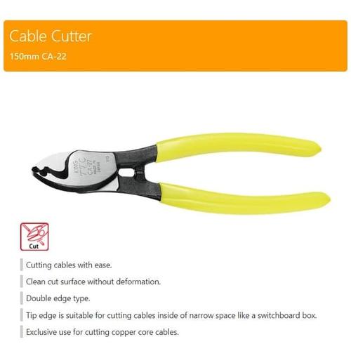 Jual Tang Potong Kabel 6 Inch - King TTC - CA-22 - Made in Japan - Jakarta Barat - Corona Tehnik ...