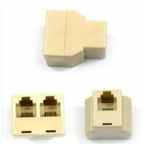 Jual Conector Konektor Converter Barel Penyambung Cabang RJ45 1 ke 2 ...