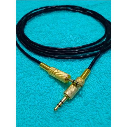 Jual KABEL AUDIO AUX MINI STEREO 3.5MM KE MINI STEREO 3.5MM GOLD 1-10 ...