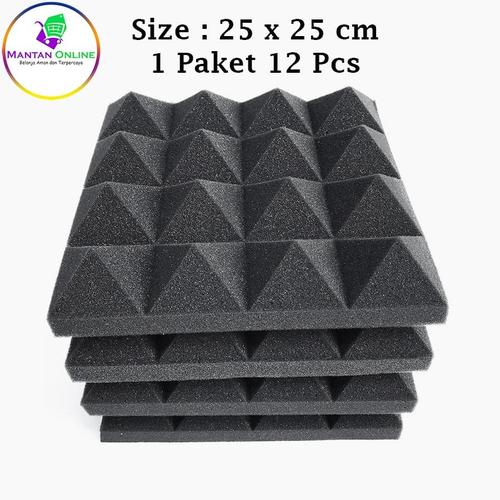 Jual Busa Peredam Suara Piramid Ruangan/ Studio/ Kamar Soundproof Foam ...
