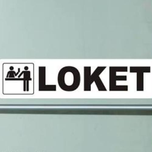 Jual stiker sign tanda loket pengumuman informasi - Kota Surabaya ...