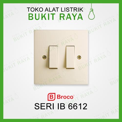 Jual 6612 Broco Saklar Seri IB Double Switch - Kota Surabaya - Bukit ...