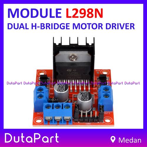 Jual L298N Dual H Bridge DC Stepper Motor Driver Module Arduino Modul ...