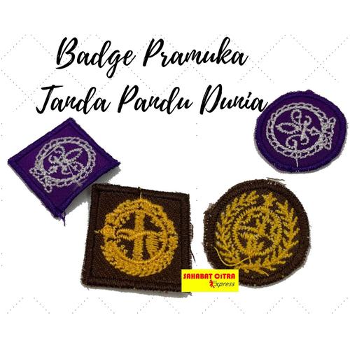 Jual BADGE PRAMUKA TANDA PANDU DUNIA / TANDA PELANTIKAN - COKLAT LAKI ...