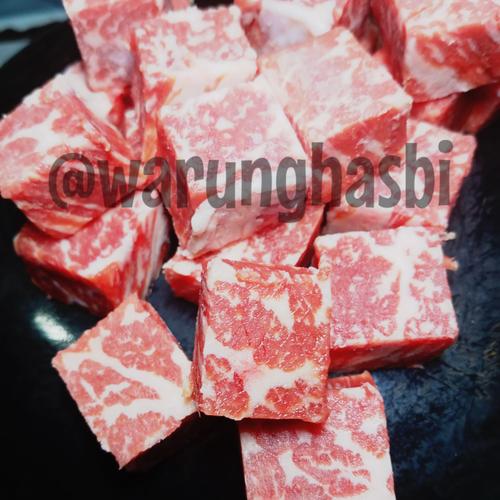 Jual Daging saikoro wagyu cube 200gr - Jakarta Timur - warung hasbi ...