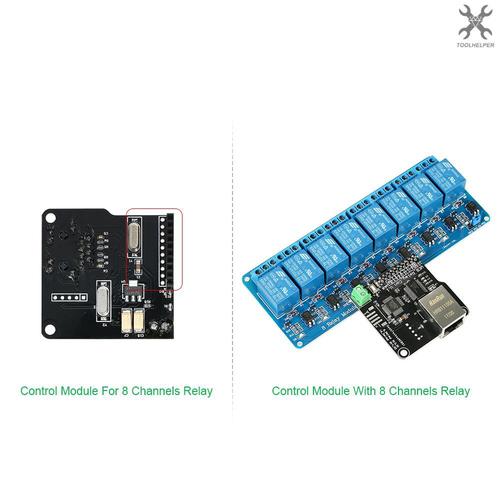 Jual Modul Kontrol Ethernet LAN WAN TCP RJ45 Port + 8 Channel Relay expa - Jakarta Pusat ...