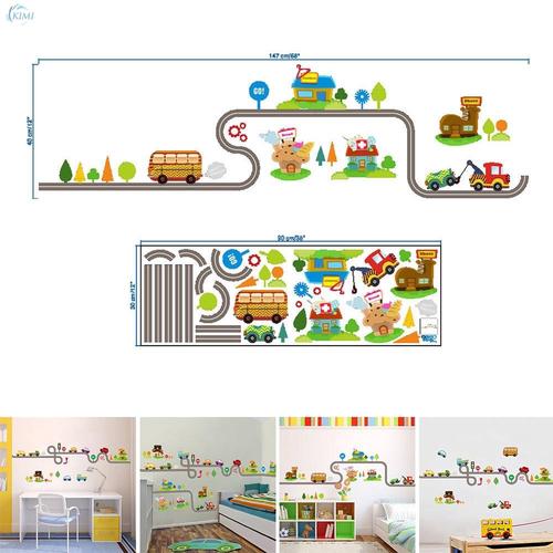 Jual Stiker Dinding Decal Desain Cars Highway Trek 3D - Jakarta Pusat ...