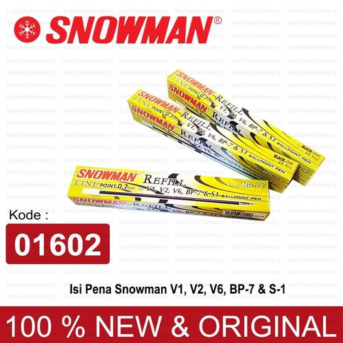 Jual Refill / isi Pena Snowman V1, V2, V6, BP-7 & S-1 - Kotak - Kota ...