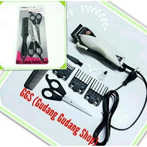 Jual PAKET 2 IN 1 MESIN POTONG RAMBUT & GUNTING SASAK - MESIN CUKUR ...