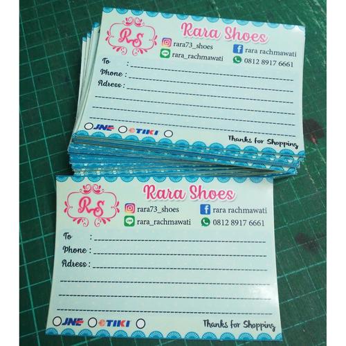 Jual Stiker Pengiriman 10x14 cm / Shipping Label - Custom Nama Toko ...
