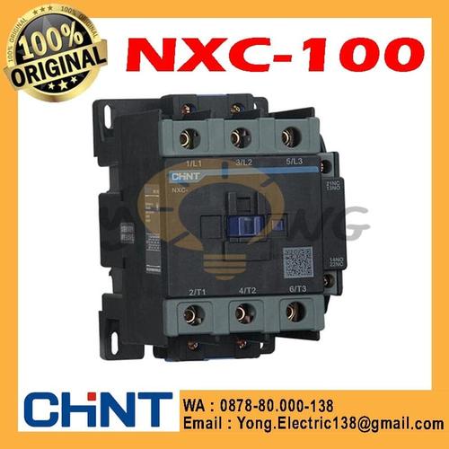 Jual Contactor CHINT / NXC-100 / NXC100 / Kontaktor CHINT 3P 45kW - Jakarta Pusat - Yong ...